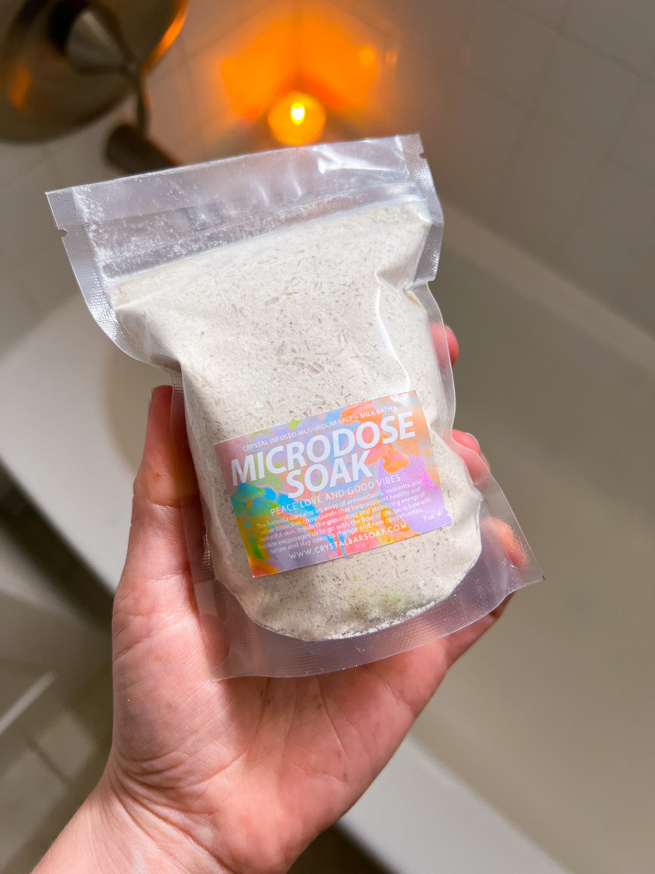 MICRODOSE MUSHROOM MILK BATH SOAK – Crystal Bar Soap
