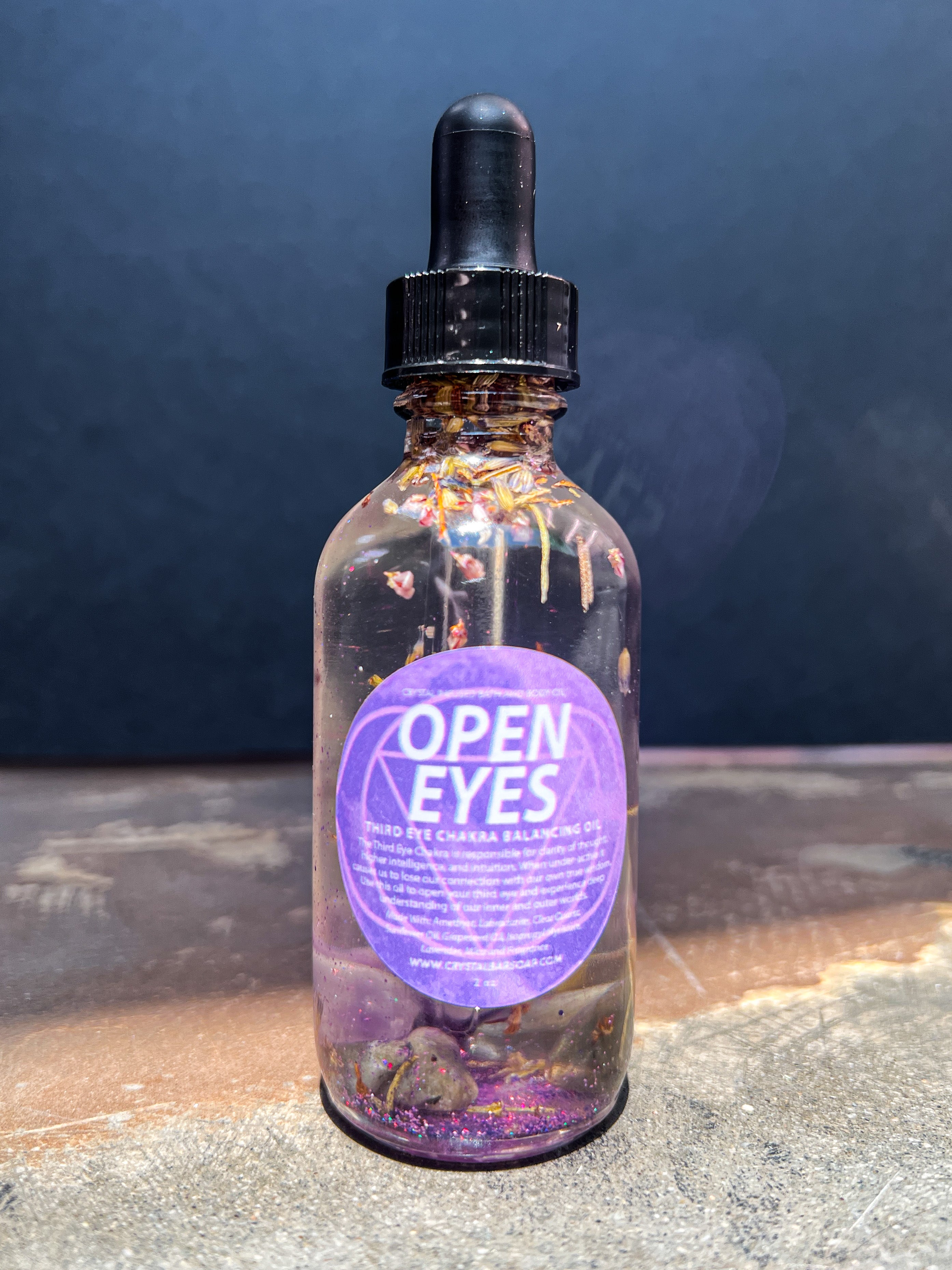 Open Eye Body Oil - Third Eye Chakra Balancing Oil for Clarity and ...